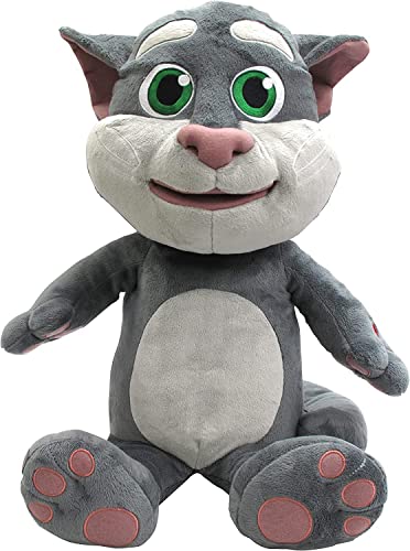Relsy Talking Tom King Sized 22" with Talkback Feature, Cuddly Plush Toy for Kids