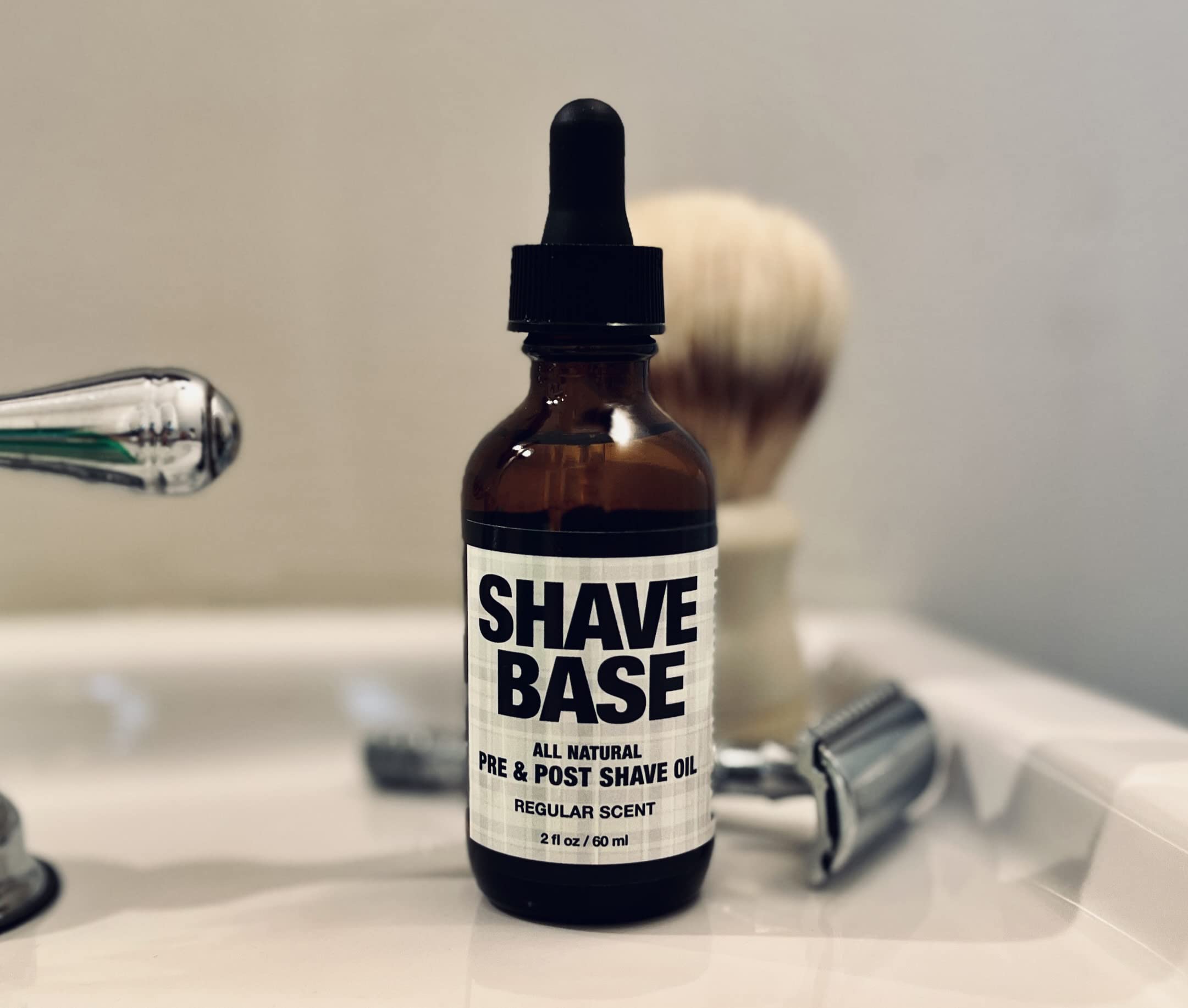 Shave Base Pre and Post Shave Oil 2 oz.