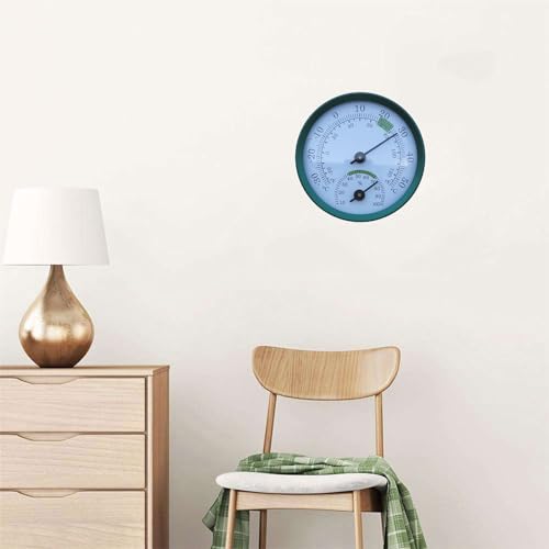 Versatile 57mm Gold Aluminum Thermohygrometer Precise Temperature And Humidity Measurement