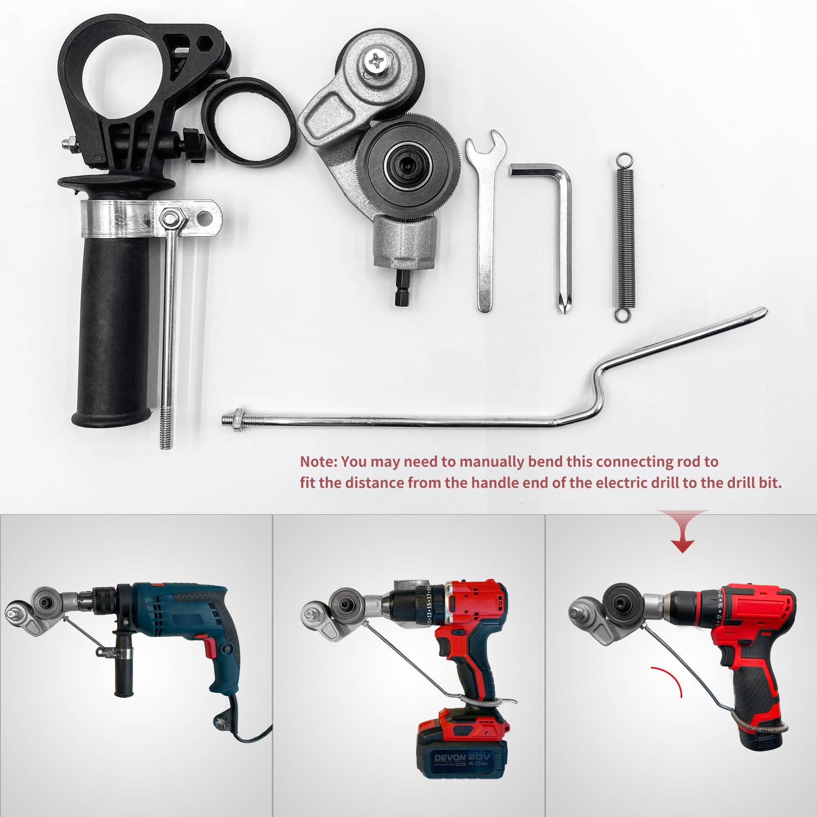 Sheet Metal Cutter Metal Cutter for Drill/Sheet Metal Cutter Drill Attachment Enhanced Model - Specially Reinforced for Cutting Flat Iron, Steel,Copper, Aluminum Sheets 20 Gauge thick and Below
