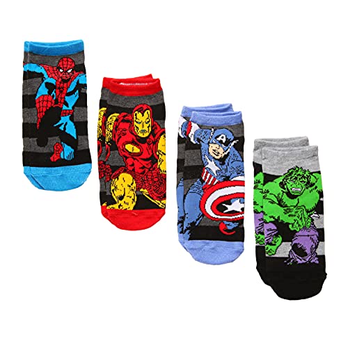 Hypnotic Hats Marvel Superhero 4-pack Low Cut Socks