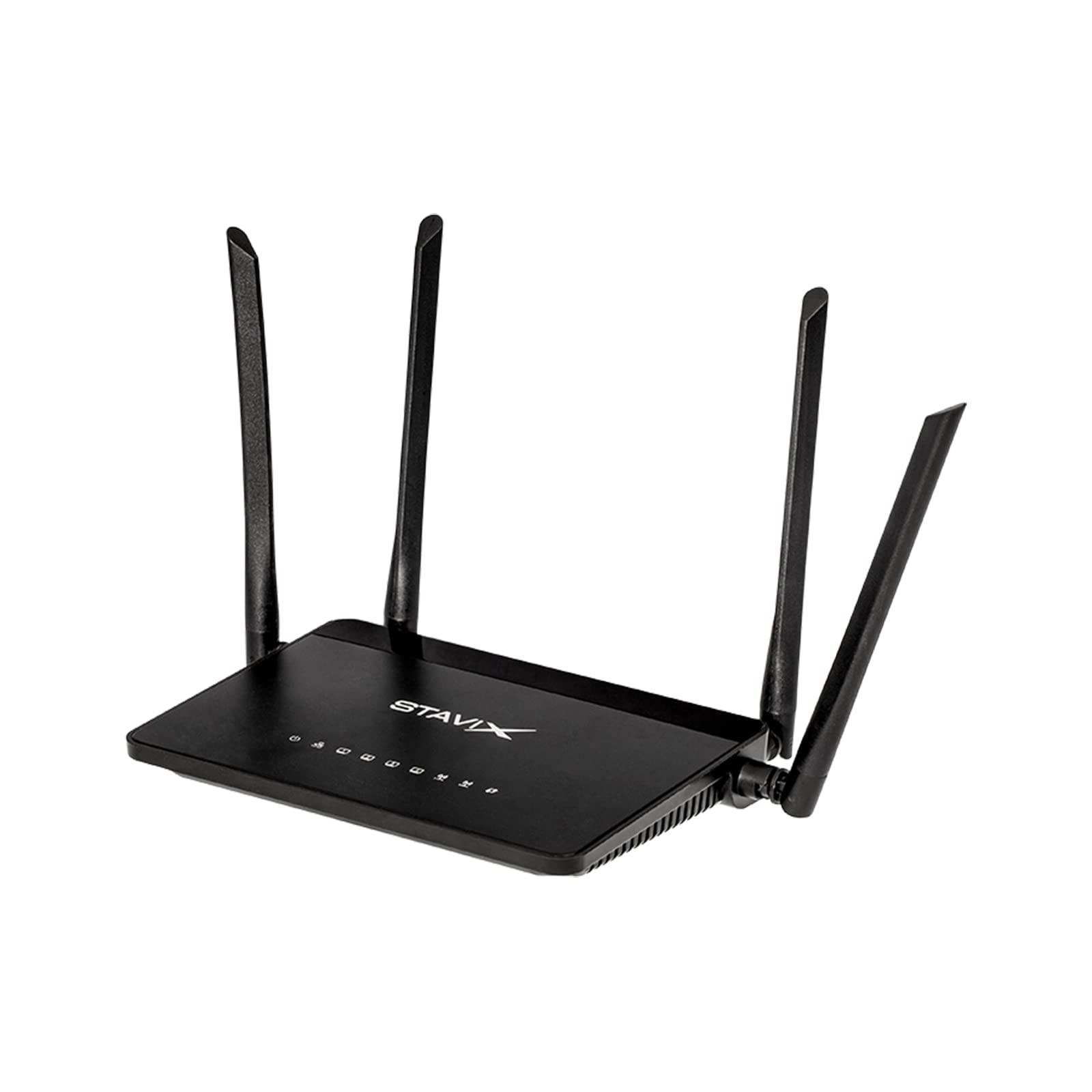 Stavix AX1800 1800Mbps Dual Band Wireless Router Gigabit Powerful High Speed Internet Smart WiFi Device | 4 * GE Port| 4 * 5 dBi High Gain Antennas | Parental Control | Up to 32 Devices