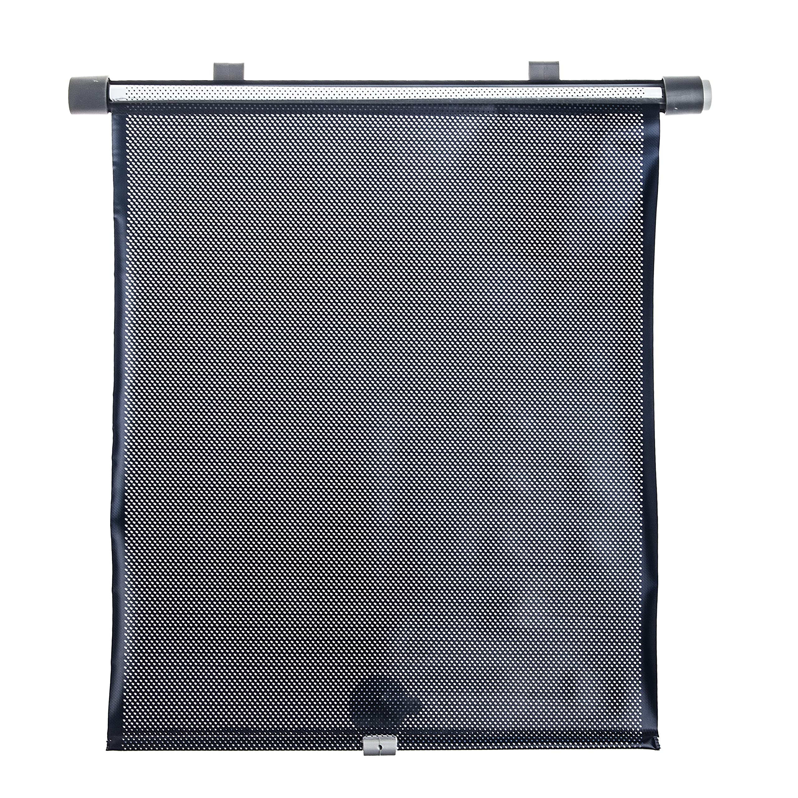 Safety 1st 2-Pack 14" Retractable Window Shades for Car Side Windows, Baby Car Shade Sun Blocker, Glare Protector Rollershade