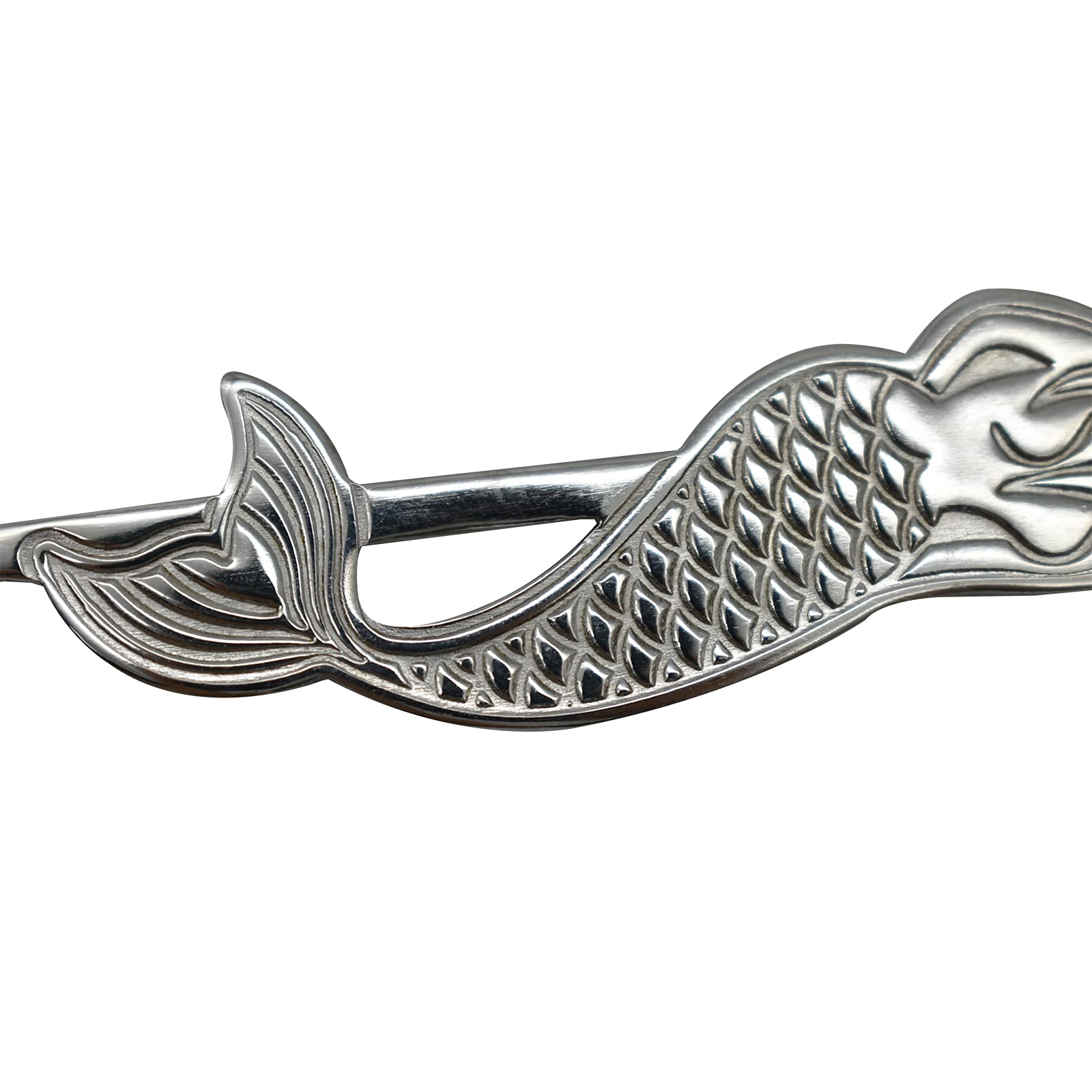 Maydahui 4PCS Mermaid Spoon 18/10(304)Stainless Steel Fish Coffee Milkshake Spoons Tableware Kitchen Tools Design for Dessert Drink Tea Ice Cream Soup