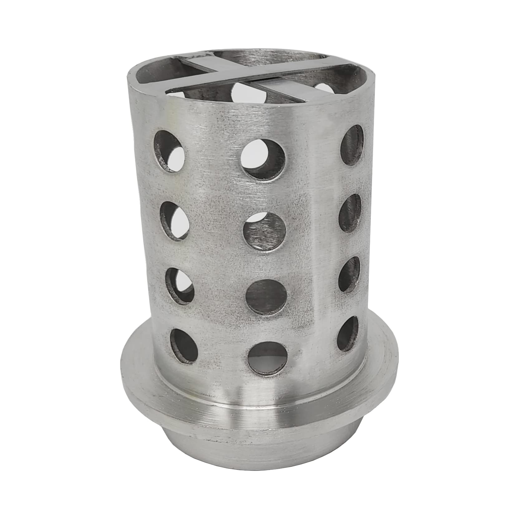 Perforated Casting Flask Vacuum Casting Stainless Wall Flanged 10 GA- (3" x 3")