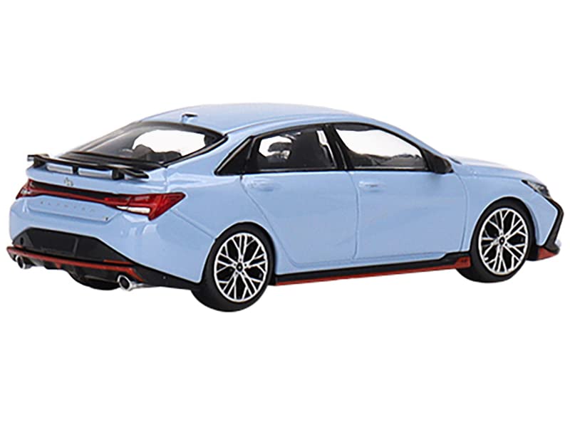 Hyundai Elantra N Performance Blue Limited Edition to 1440 Pieces Worldwide 1/64 Diecast Model Car by True Scale Miniatures MGT00404