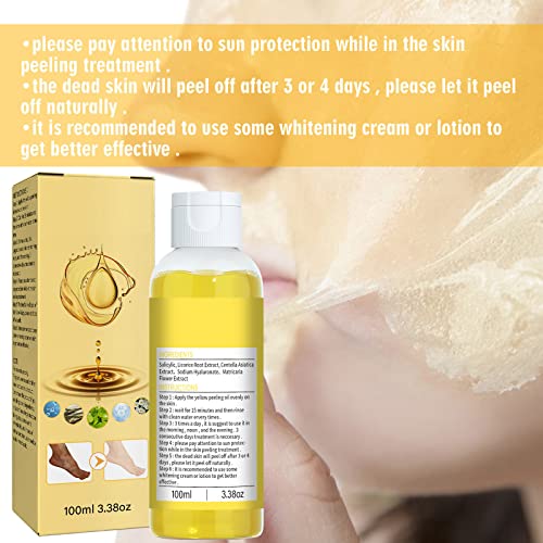 That's It Yellow Exfoliating Oil Brightens Skin Tone Moisturizes Whitens And Beautifies Skin 100ml Instant Eye Firm