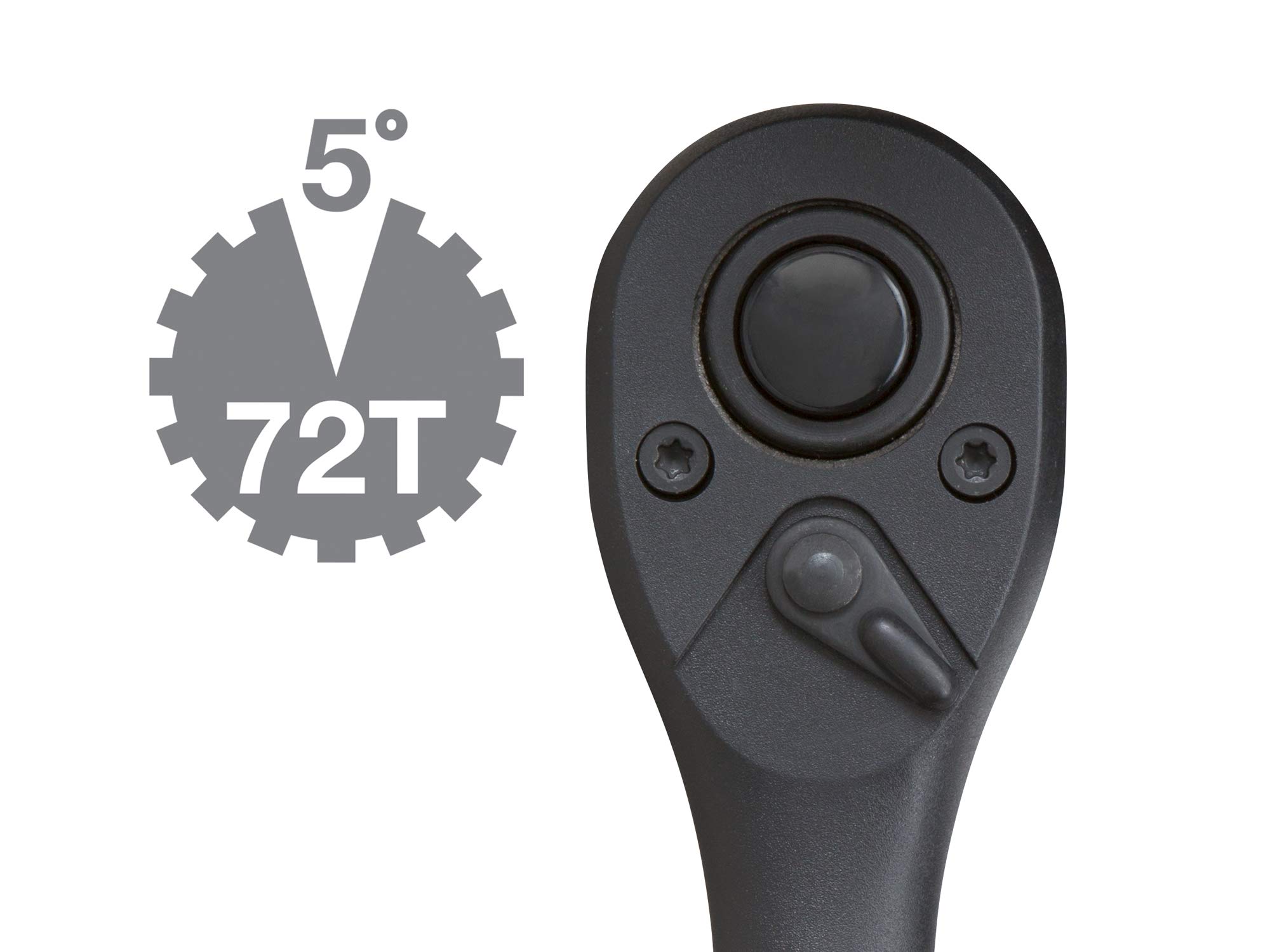 TEKTON 1/2 Inch Drive x 10 Inch Composite Quick-Release Ratchet | 1458
