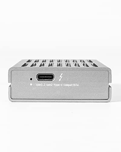 ROCFLH OPQ7 2T Portable External SSD - Up to 3000MB/s, Thunderbolt 3/4 (40Gbps), USB-C (10Gbps) - for Apple M1 Mac and PC Desktop Laptop (OPQ7-2000G)