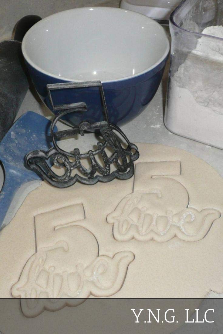 NUMBERS WITH WORDS 1 ONE THROUGH 10 TEN DETAILED NUMBERS SET OF 10 COOKIE CUTTERS MADE IN USA PR1157