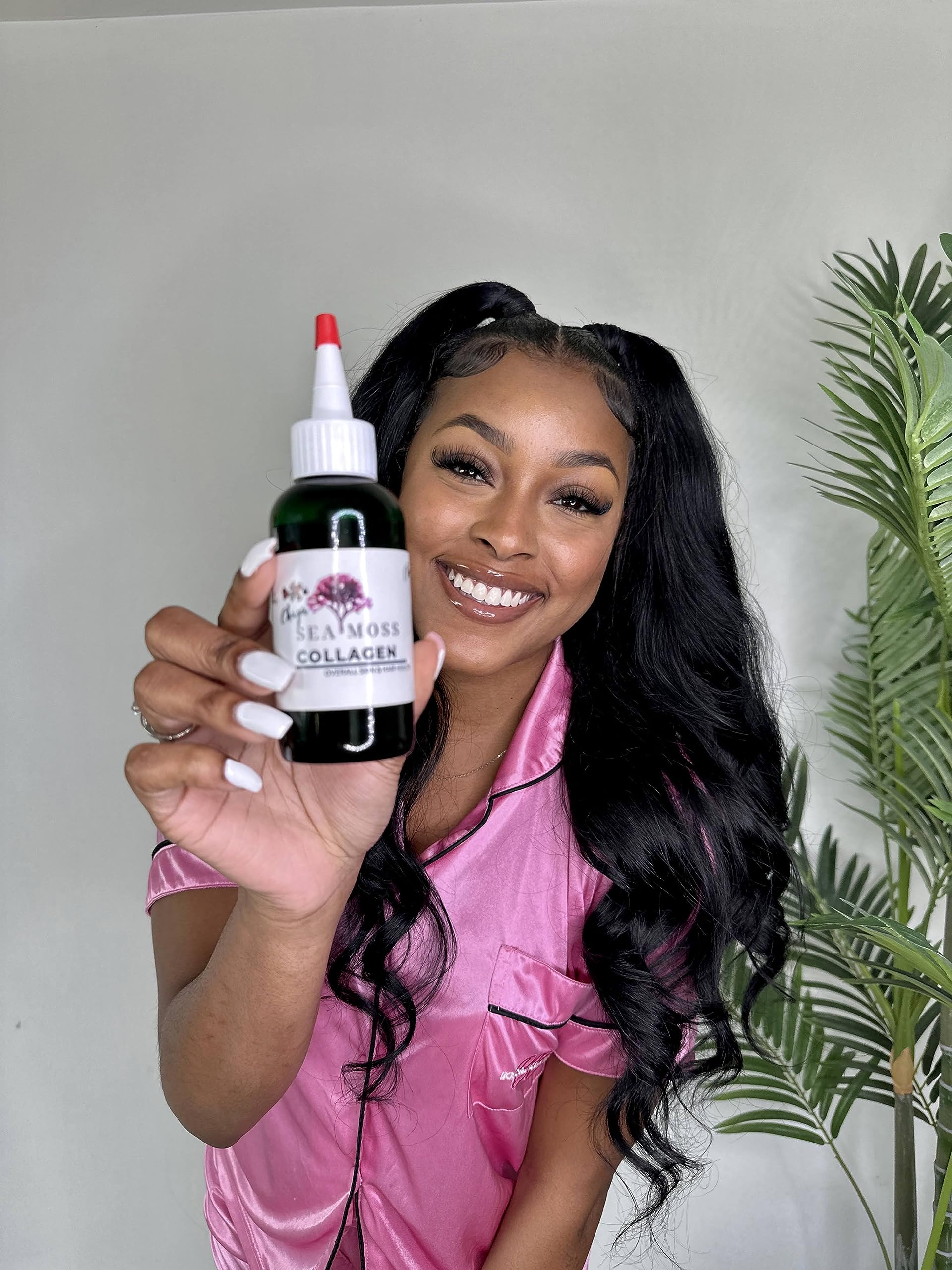 SEA MOSS COLLAGEN Hair & Skin Oil (Dandelion-Rose Dandruff & Acne)