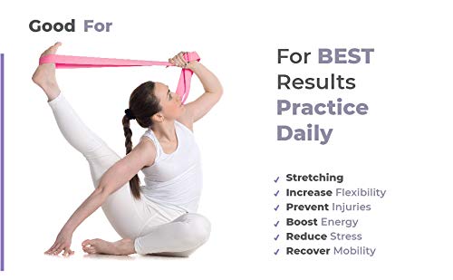 Leg Stretcher Strap – Adjustable Ballet Stretch Strap with Door Anchor to Improve Flexibility, Easy to Install Split Trainer Stretching Equipment for Ballet, Dance, Yoga, Gymnastics or Cheer
