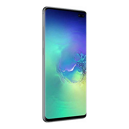 Samsung Galaxy S10+ Plus 128GB+8GB RAM SM-G975F/DS Dual Sim 6.4" LTE Factory Unlocked Smartphone International Model No Warranty (Prism Green)