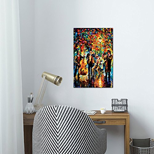 iCanvasART Glowing Music Canvas Print by Leonid Afremov, 26 in x 18 in
