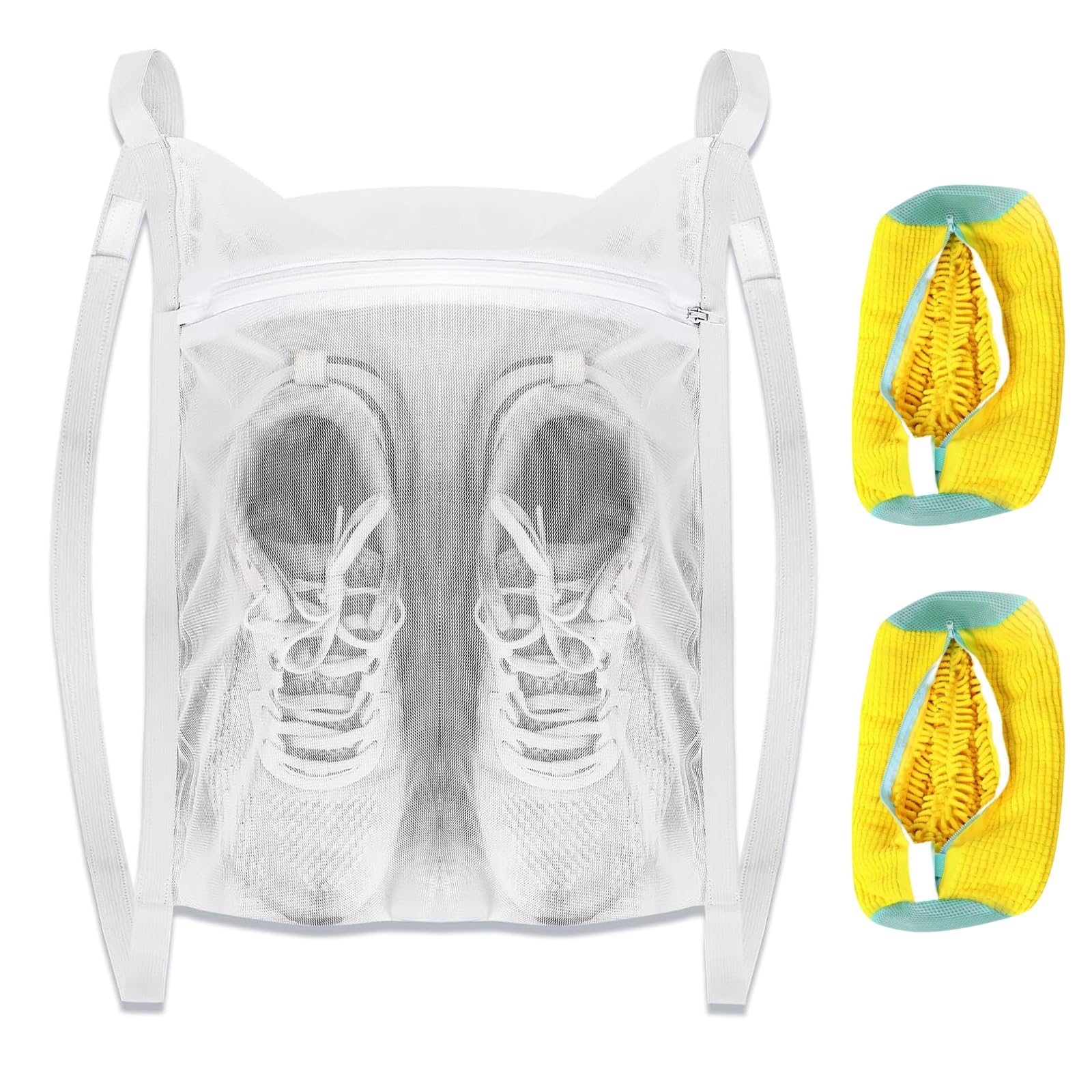 Shoe Washing Bag & Dryer Bag for Washing Machine, Laundry Shoe Bag For Washer And Dryer, Sneaker Wash & Dry Net Bag for Sneaker, Laundry Mesh Bags For Sneaker Gym Shoes and All Shoe Types And Sizes