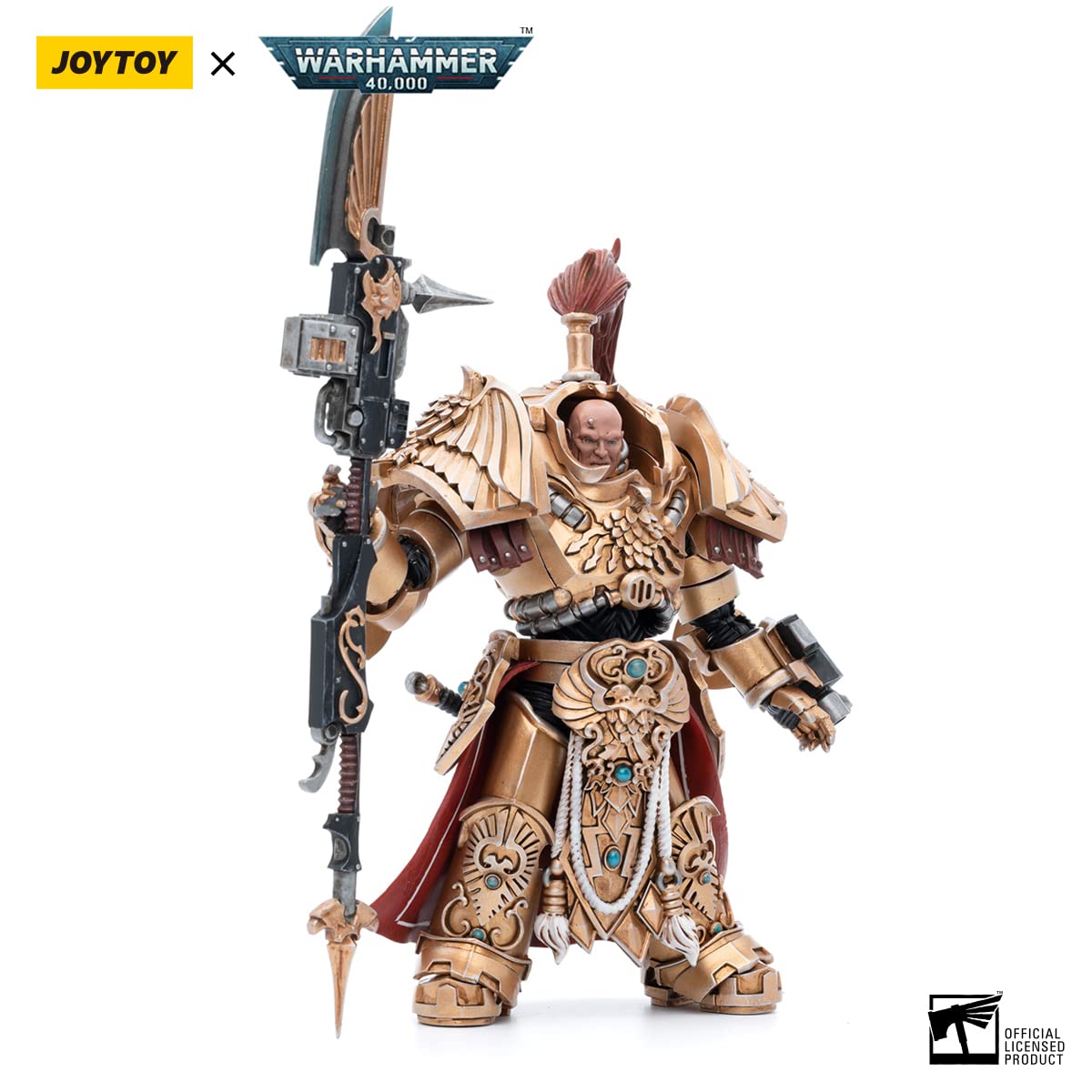 HiPlay JoyToy Warhammer 40K Adeptus Custodes Shield-Captain in Allarus Terminator Armour Hydon Seronis 1:18 Scale Collectible Action Figure