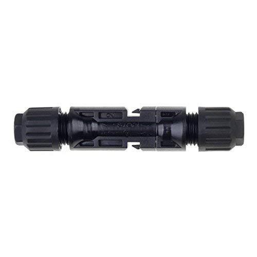 Sun YOBA 5 Pairs of Male/Female Solar Panel Double Seal Cable Connectors IP67 Waterproof Connector