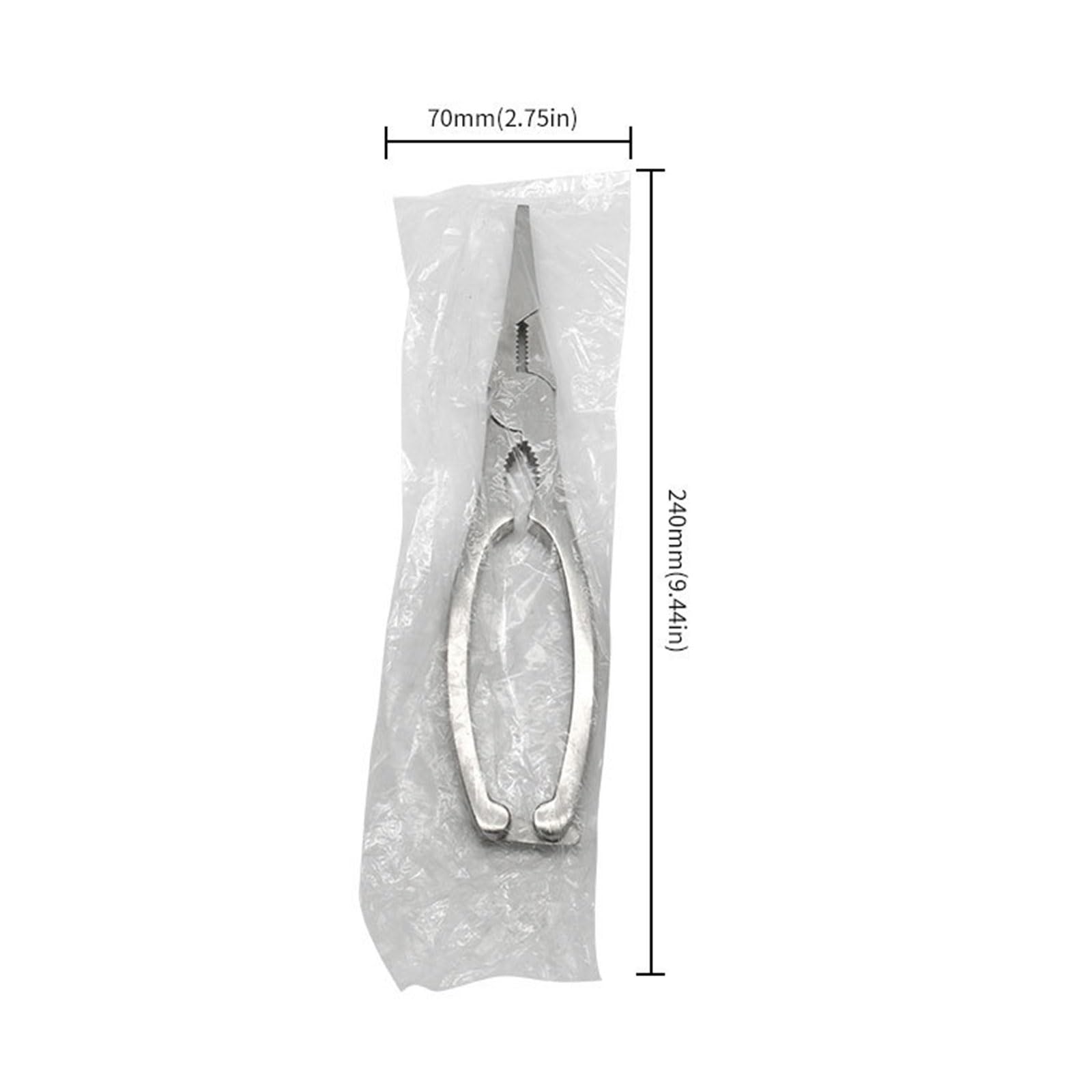 ROYALEAD Stainless Steel Seafood Tools Crabb Stripping Pincers Kitchen Crabb Shrimp Peeling Clamp Pliers Clip