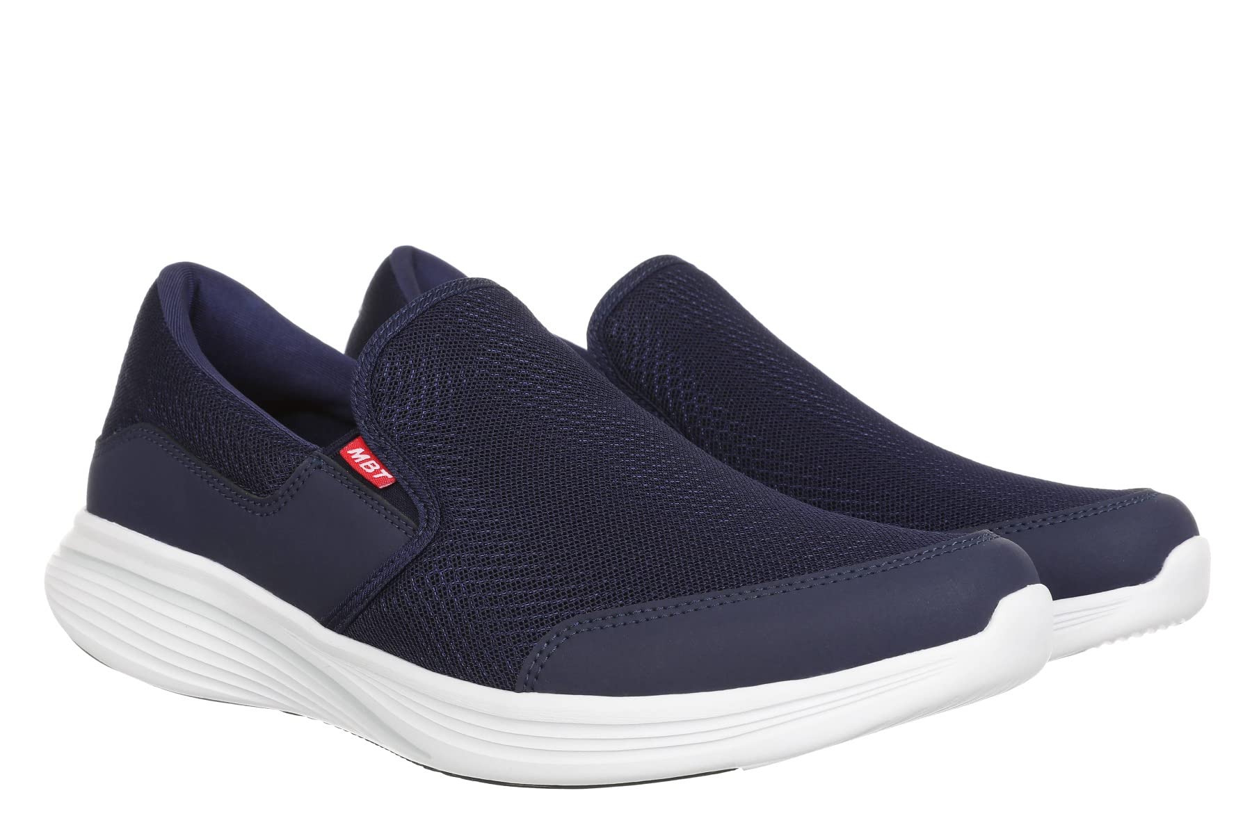 MBT Womens Modena III Leather Textile Navy Shoes 8.5 US