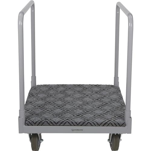 Strongway 4-Wheel Cart with Carpeted Deck- 1600-Lb. Capacity