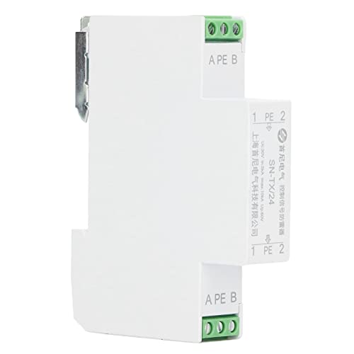 Mxzzand Voltage Surges Protector, RS485 Surge Protection Device Wide Application Quick Response for Equipment