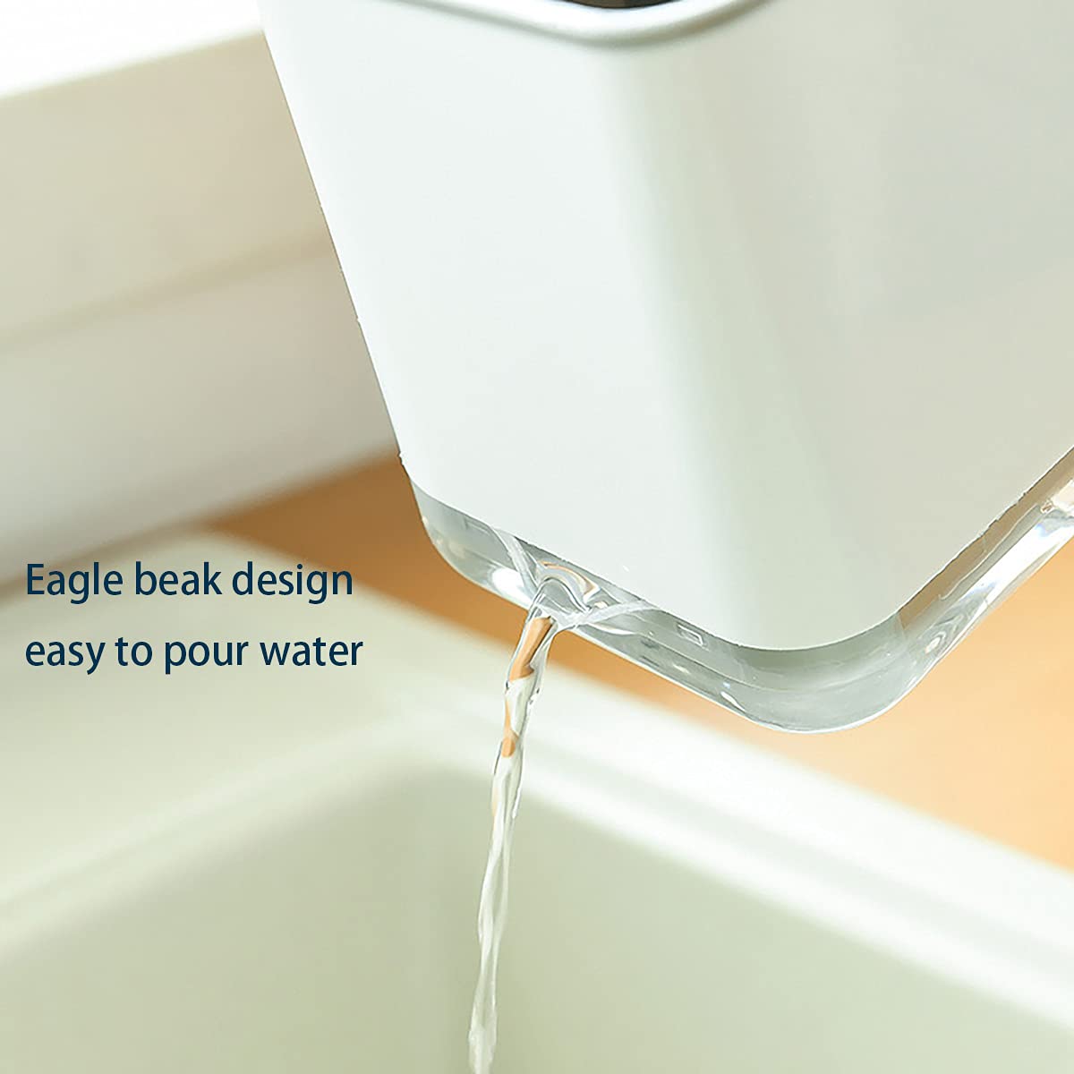 KTATA Sponge Dish Brush Holder for Kitchen Sink Caddy Organizer Double Layer Cutlery Drain Rack Kitchen Sink Caddy Desktop Storage Sink Accessories