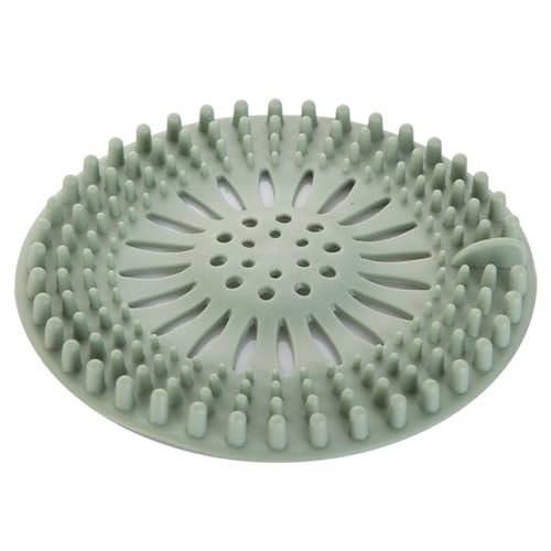 Shower Drain Cover TPR Sink Hair Catcher Stopper Drain Strainer Bath Shower Plug Hole Hair Catcher Kitchen Sink Drain Strainer for Kitchen Bathroom Bathtub (Blue)