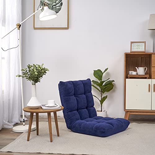 PRODCA Modern Folding Lounge Chaise for Living Room and Bedroom,5 Reclining Position, Djustable Foldable Modern Leisure Sofa Video Gaming Sofa