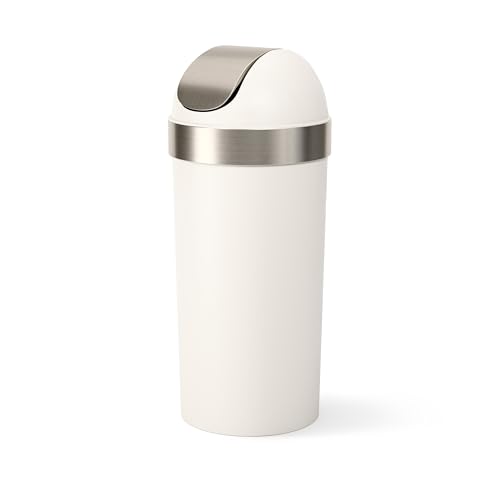 Umbra Venti 16-Gallon (62L) Trash Can with Swing Top Lid