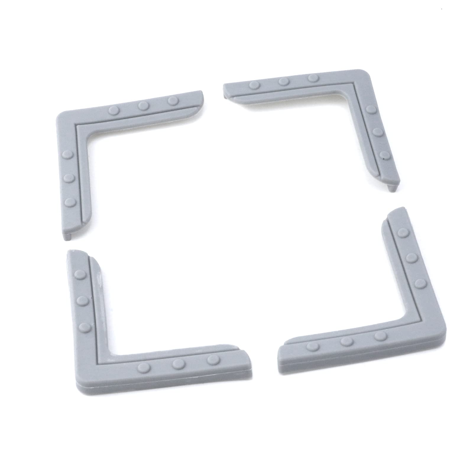 Safety Corner Protectors Guards,Mcredy 8 PCS Edge Bumpers L,Furniture Edge Corner Guard for Baby,Kids,Furniture,Cabinet,Glass,Coffee Table,Grey