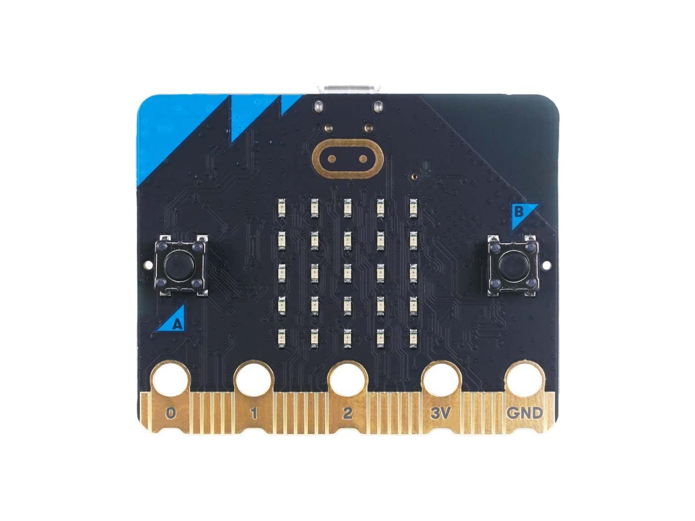 Seeed Studio BBC Micro:Bit V2.2 Development Board - Card Size MCU with Onboard Speaker, Accelerometer, MEMS Microphone, 2.4GHz Radio/BLE 5.0 for DIY Digital Games, Interactive Projects, and Robotics.