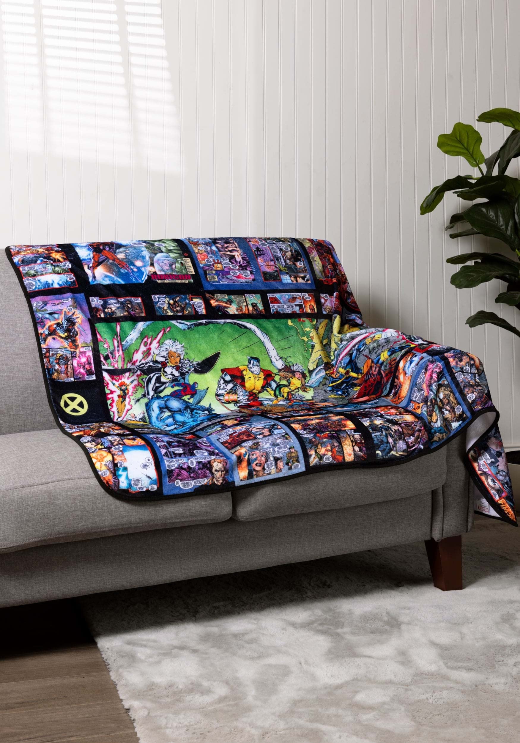 Surreal Entertainment X-Men Fleece Throw Blanket Standard