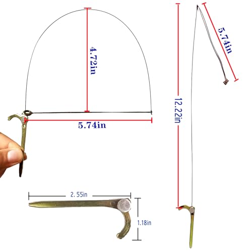 Professional Bird Trap for Chicken, Pheasant,Wild Duck, Partridge Mallard and Other Medium-Sized Birds Tying Birds' feet Won't Hurt Them