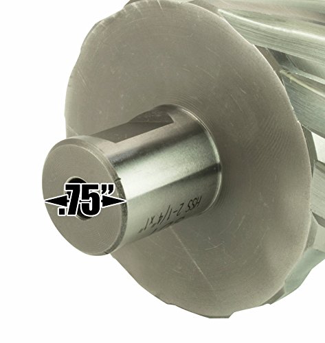 Steel Dragon Tools 2-1/4" x 1" High Speed Steel Annular Cutter with 3/4" Weldon Shank