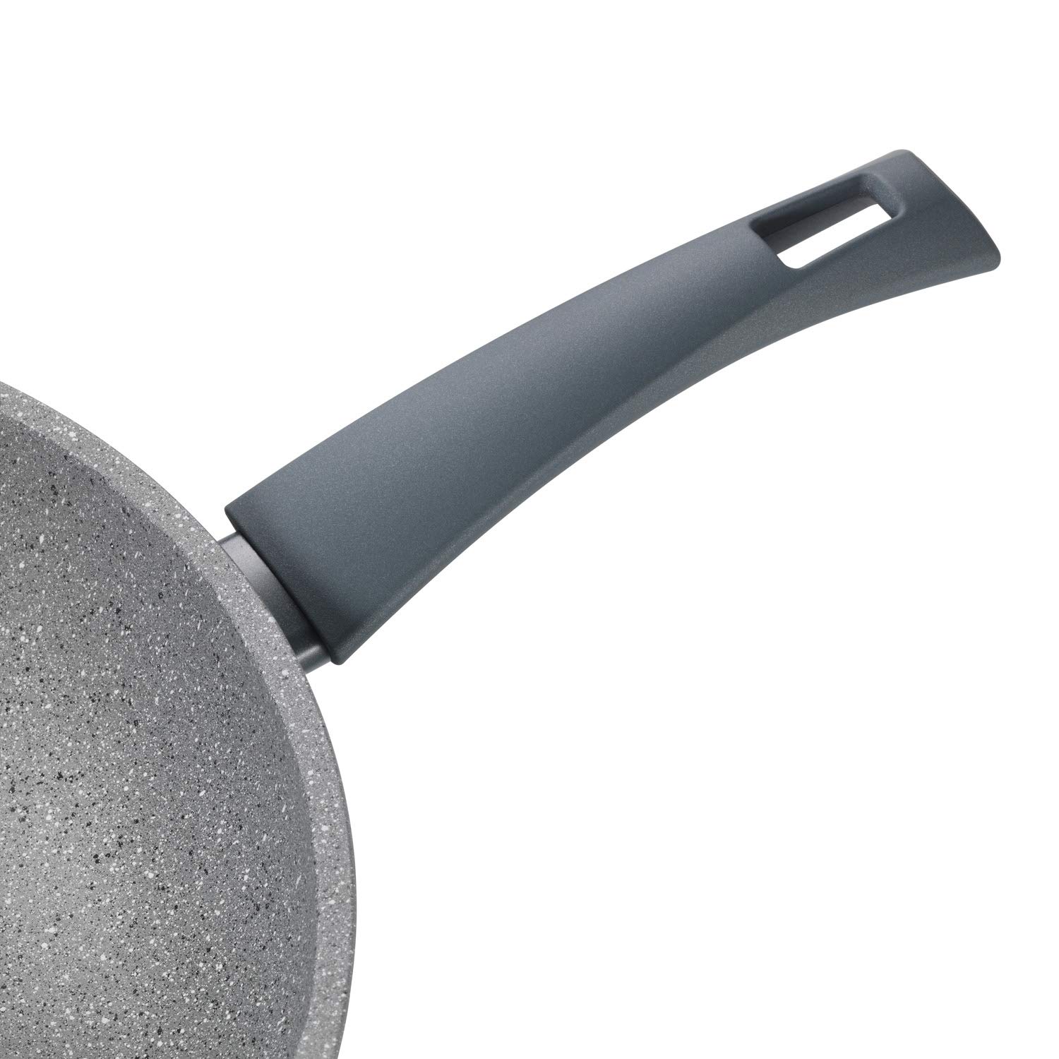 Mopita Roccia Viva 28cm/11" Non-Stick Forged Aluminum Fry Pan, Large, Grey