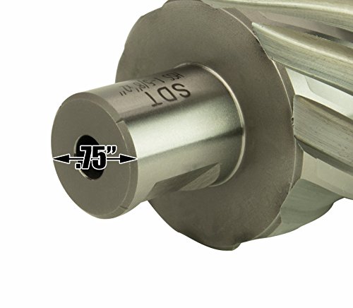 Steel Dragon Tools 1-5/8" x 2" High Speed Steel Annular Cutter with 3/4" Weldon Shank