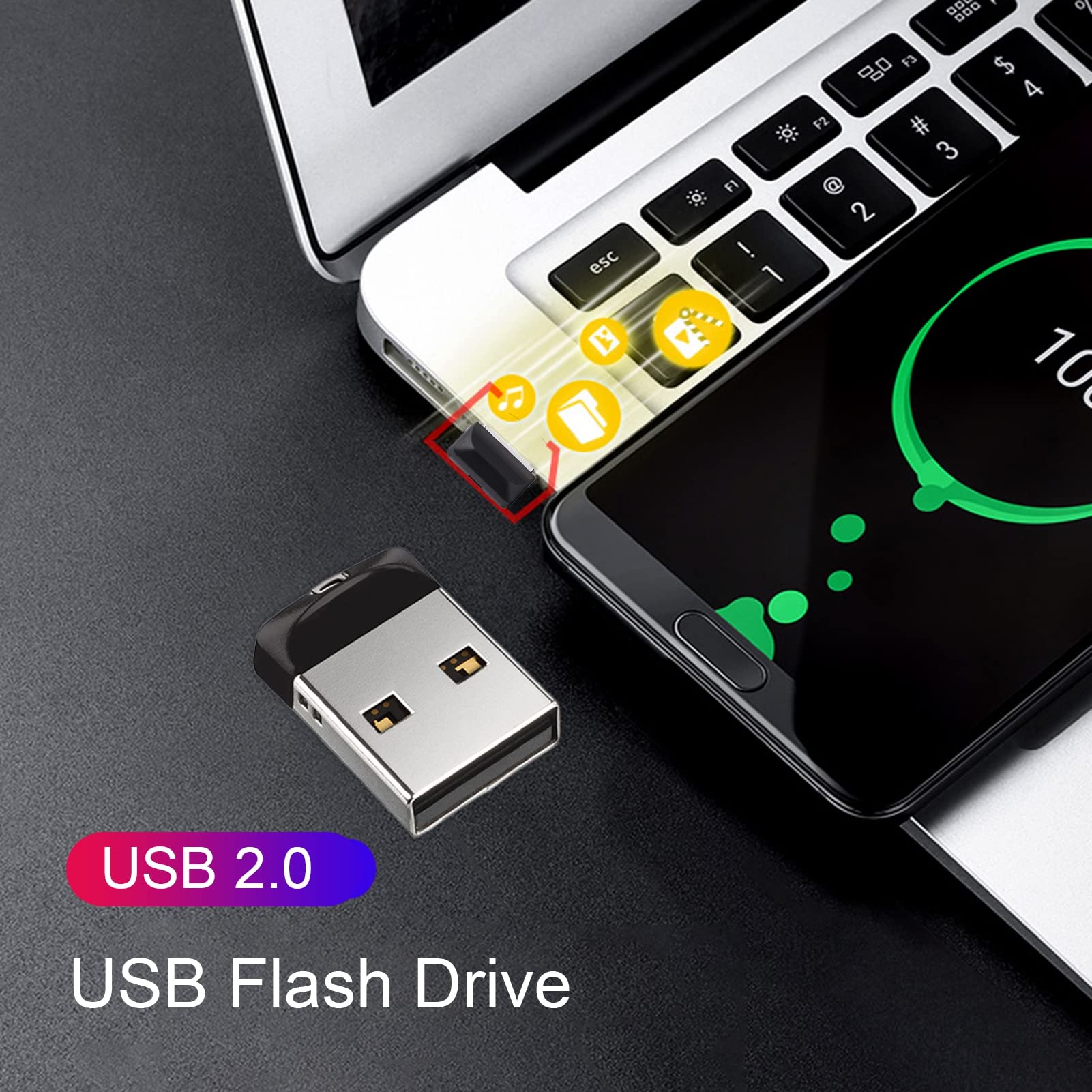 SamFansar USB Flash Disk Mobile USB 2.0 Flash Disk Cold Heat Resistant Business Gift 16GB
