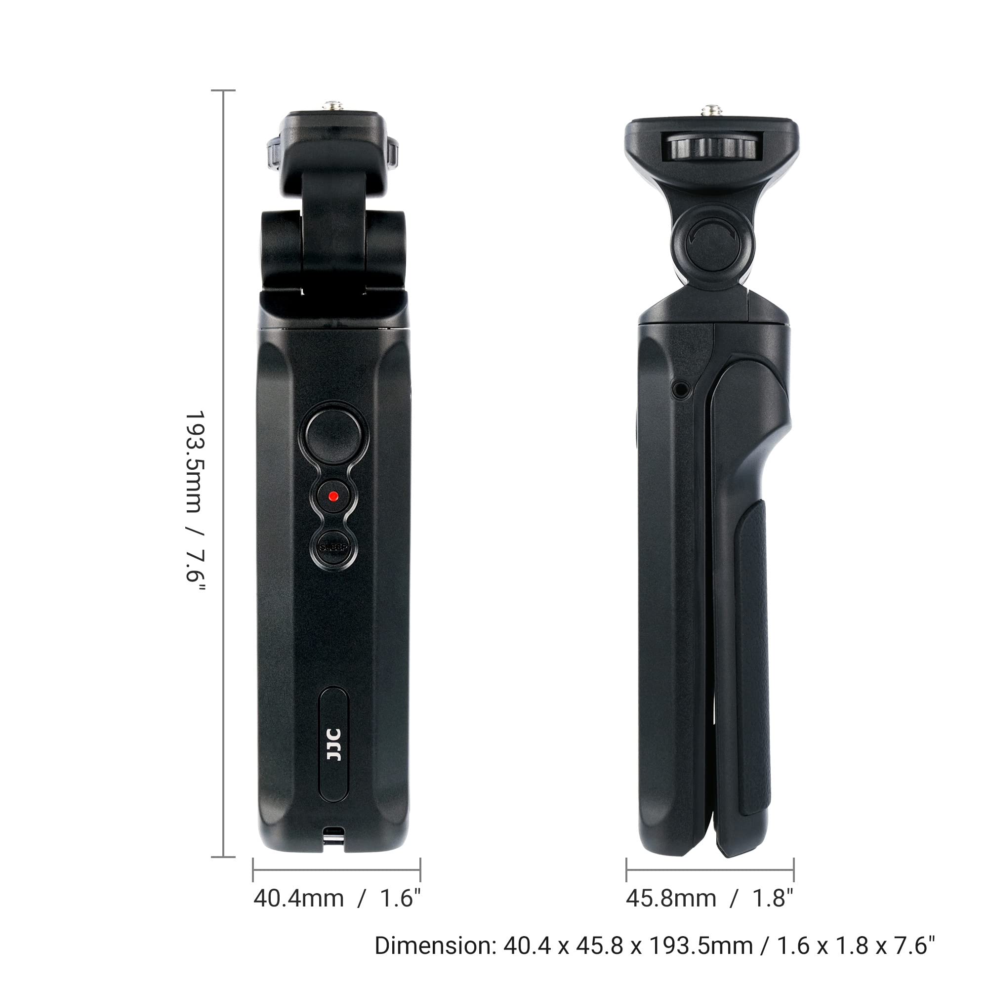 JJC 3 in 1 Mount Adapter Kit Cell Phone Clip Clamp Mini Extension Pole Tripod Stand Action Camera Video Vlog Holder for GoPro Hero9 Hero8 7 6 iPhone Samsung Galaxy Sony ZV-E10 ZV-1