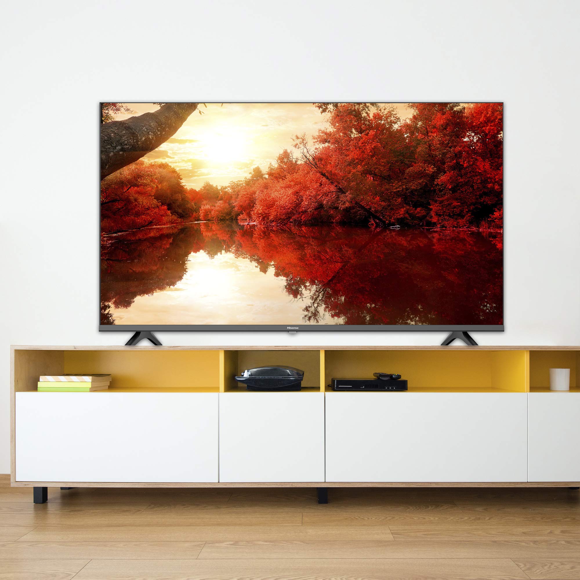 Hisense 43-Inch 43H5500G Full HD Smart Android TV with Voice Remote (2020 Model)