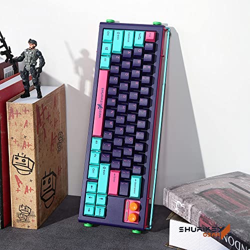 Shurikey Hanzo 65% Wireless Mechanica Keyboard, Wired Gaming Keyboard, White LED Backlit Varmilo Moxa Switch -The Box is Damaged(003)