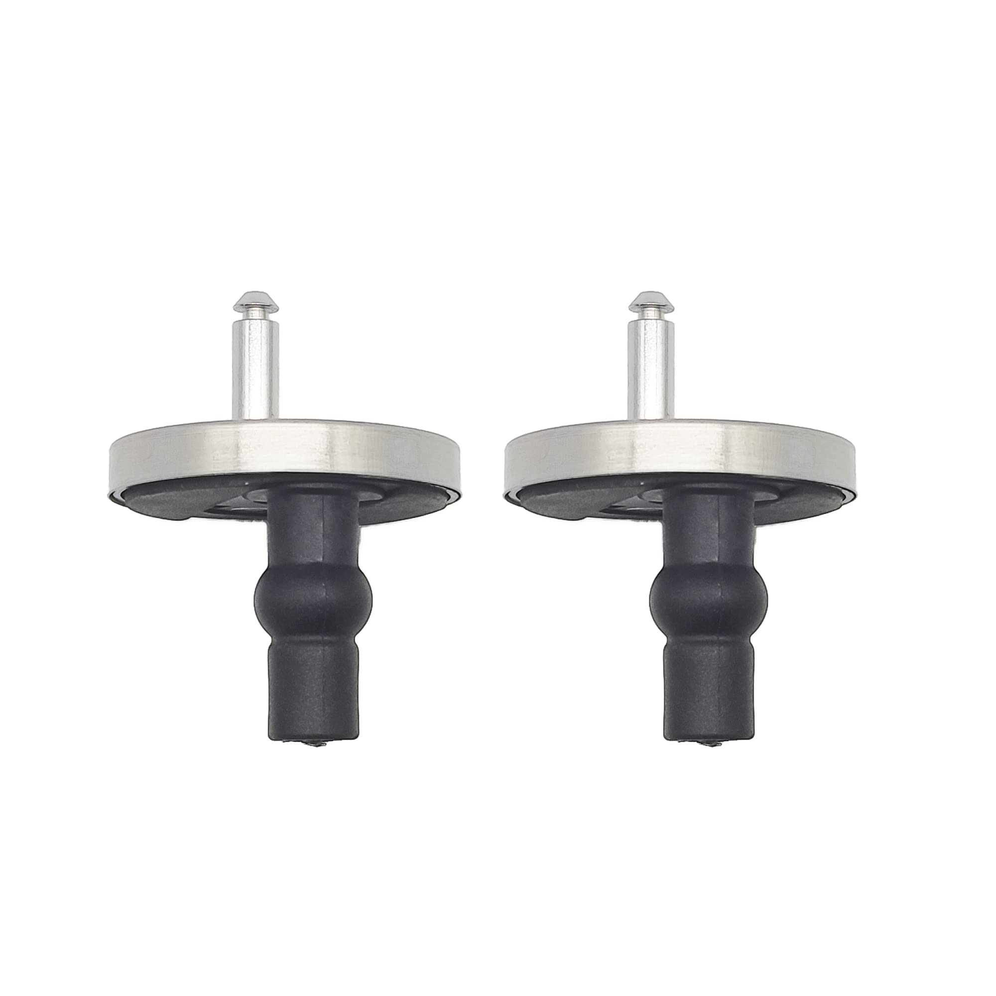 MUU Universal Toilet Seat Bolts and Screws,Quick Release Top Hinge Fixings,Easy to Install- Toilet Seat Replacement Parts Kit(2 Pcs)