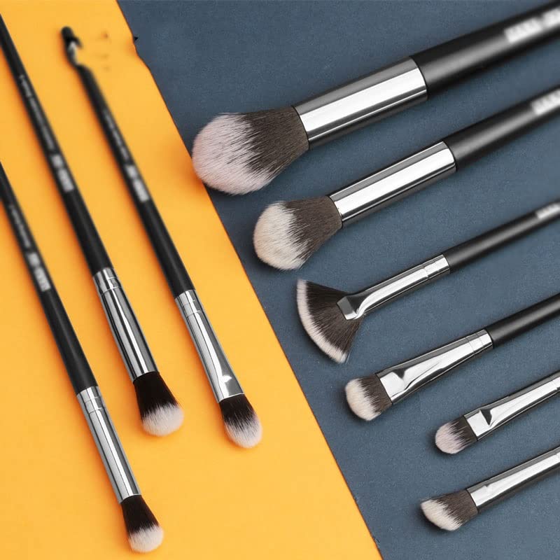 TREXD 20Pcs Makeup Brushes Set Multifunctional Brush Powder Eyeshadow Make Up Brush With Portable PU Case Beauty Tools