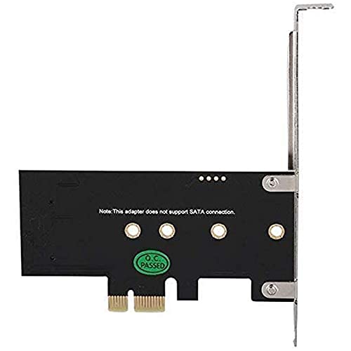 shyness 2 Pcs M.2 SSD M-Key NVME PCIe 3.0 X1 Card Adapter with Low and Full - Supports M.2 PCIe 2230, 2242, 2260, 2280