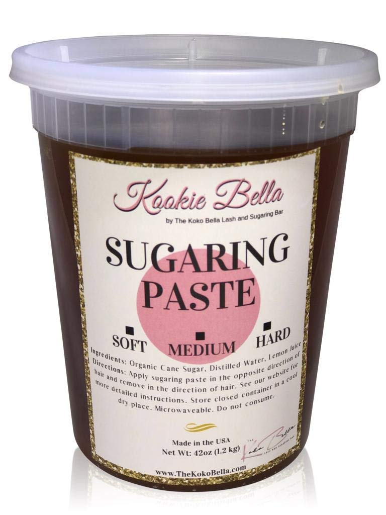 Kookie Bella Sugaring Paste for Hair Removal Natural Wax (Medium)