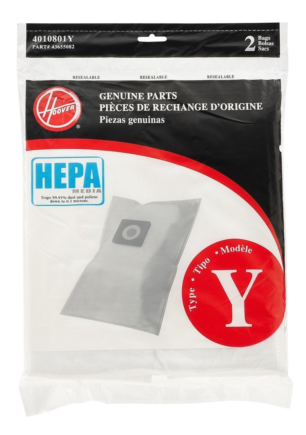 Hoover Type Y HEPA Filter Bag (2)