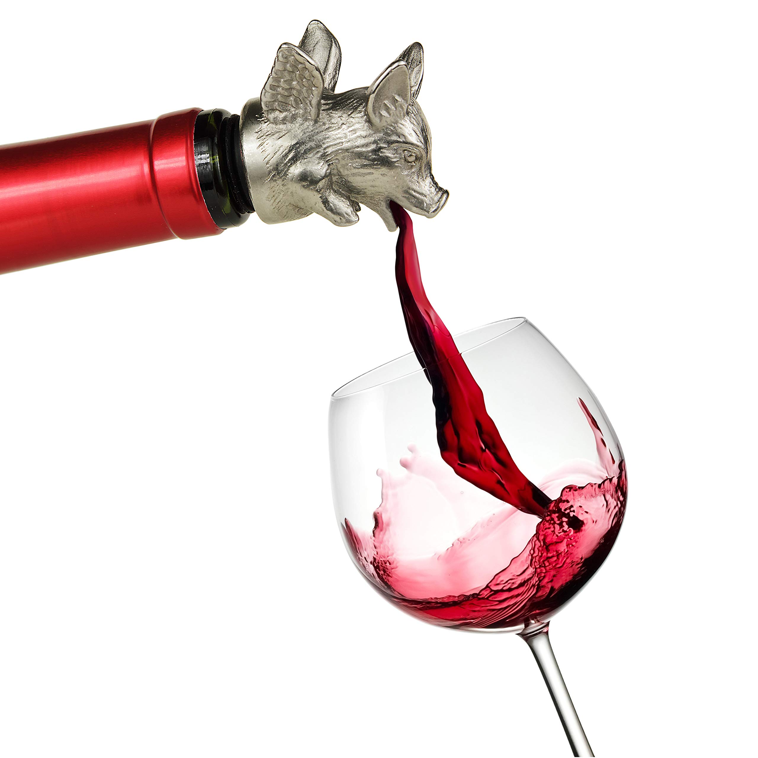 My Pour Head Stainless Steel Animal Wine Pourer Aerator - Fat Cat