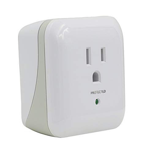 Prime Wire PB802105 1-Outlet Large Appliance Surge Protector with Surge Alarm