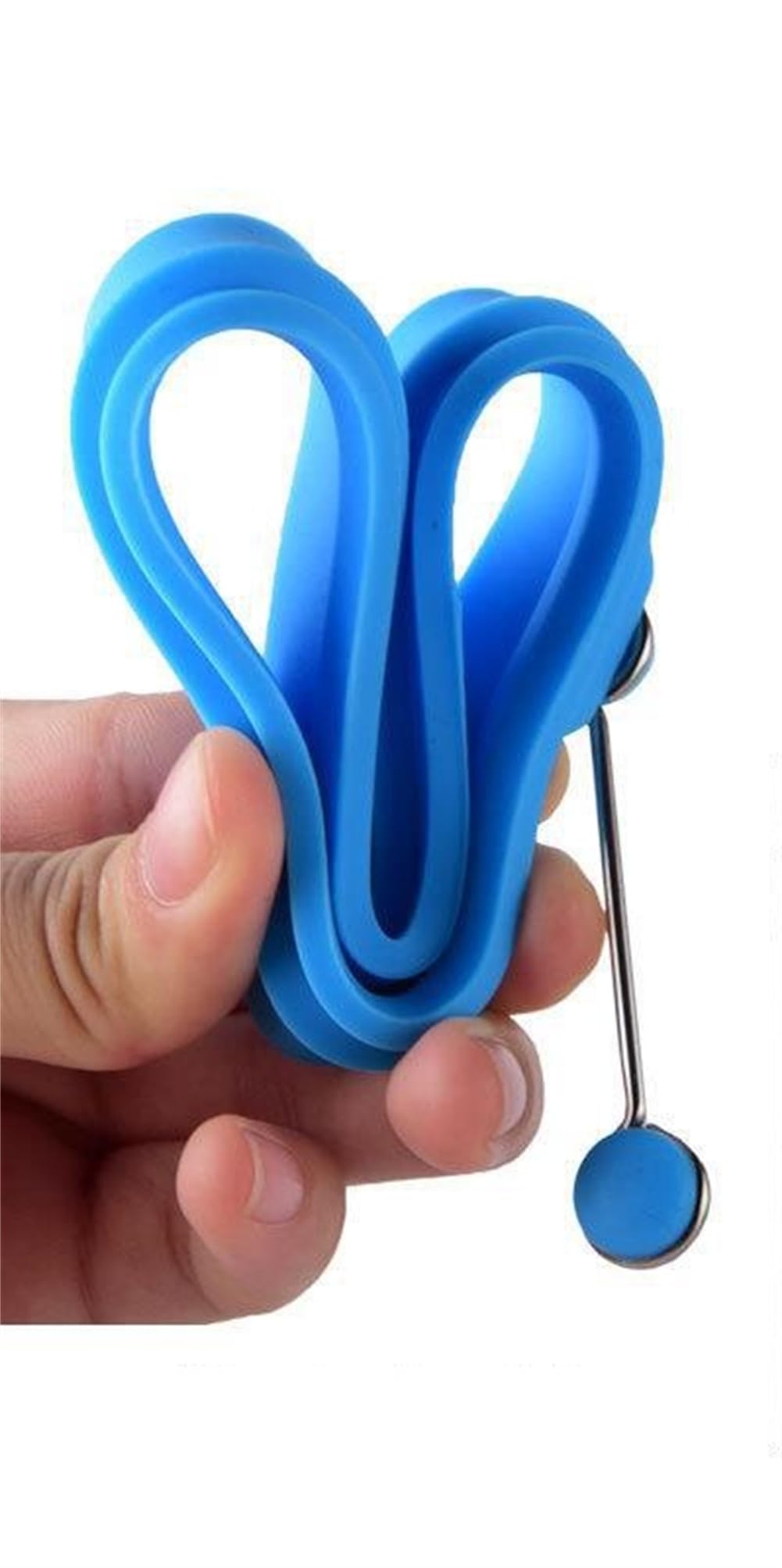 WHTCHSU Silicone Star shape Pancake/Egg Rings, 1 Pieces, Blue