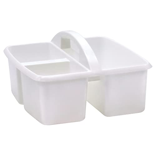 Teacher Created ResourcesÂŽ White Plastic Storage Caddy