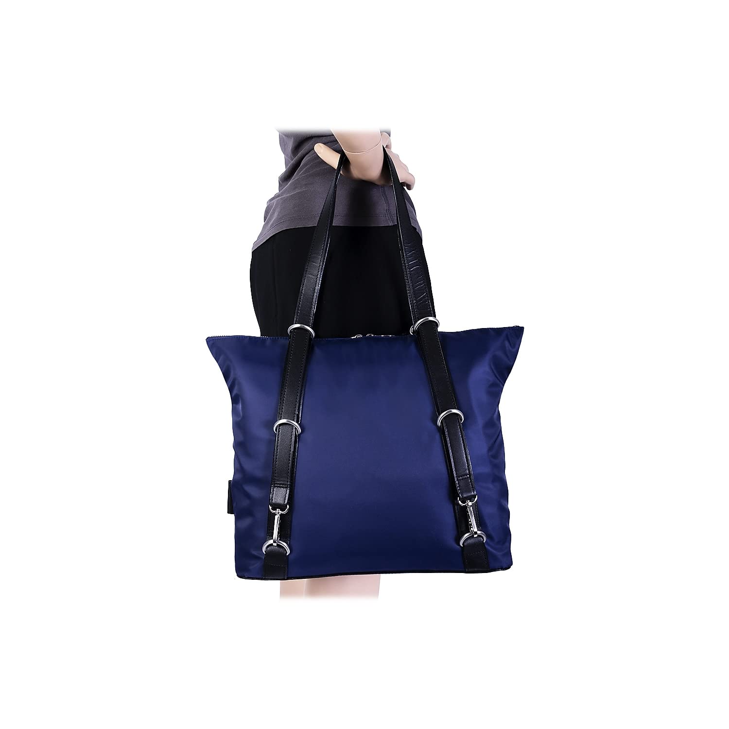 McKlein Dylan N Series Navy Nylon Tote, Medium (18487)